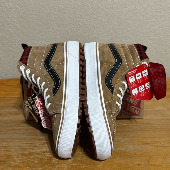 Vans | Shoes | Vans Sk8hi Mte Plaid Brown Black Made For The Elements Womens Size 9 | Poshmark